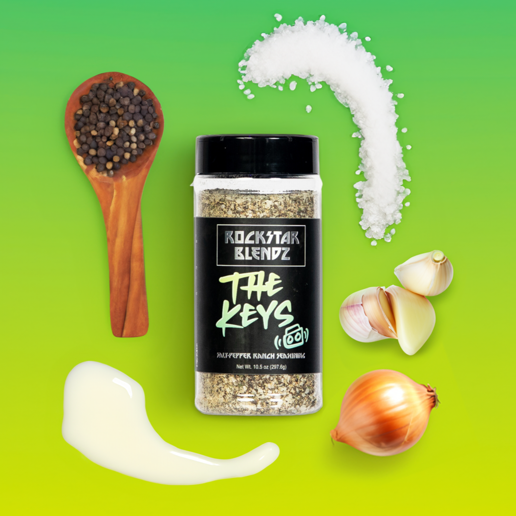 The Keys - Flaky Salt, Black Pepper, Dry Ranch Seasoning – Rockstar Kitchen