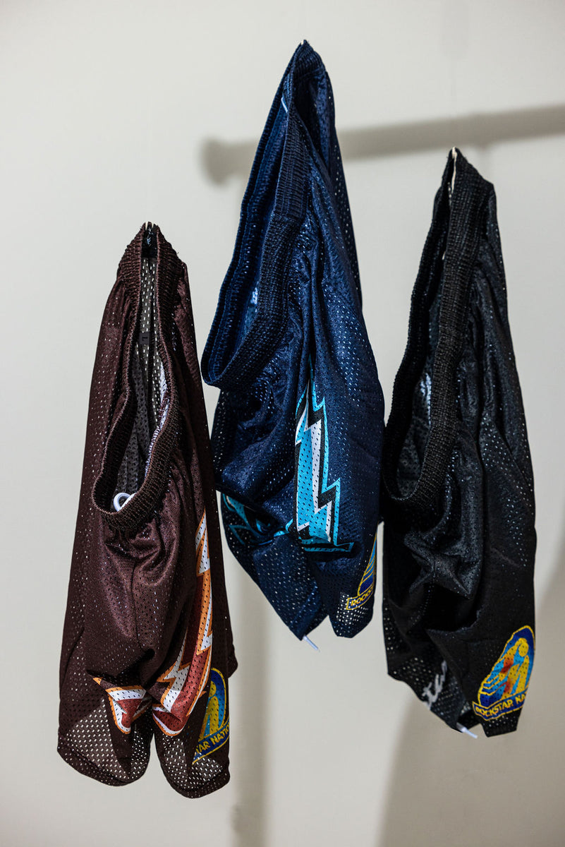 Mesh Rockstar Nation Energy Shorts - Rockstar Kitchen