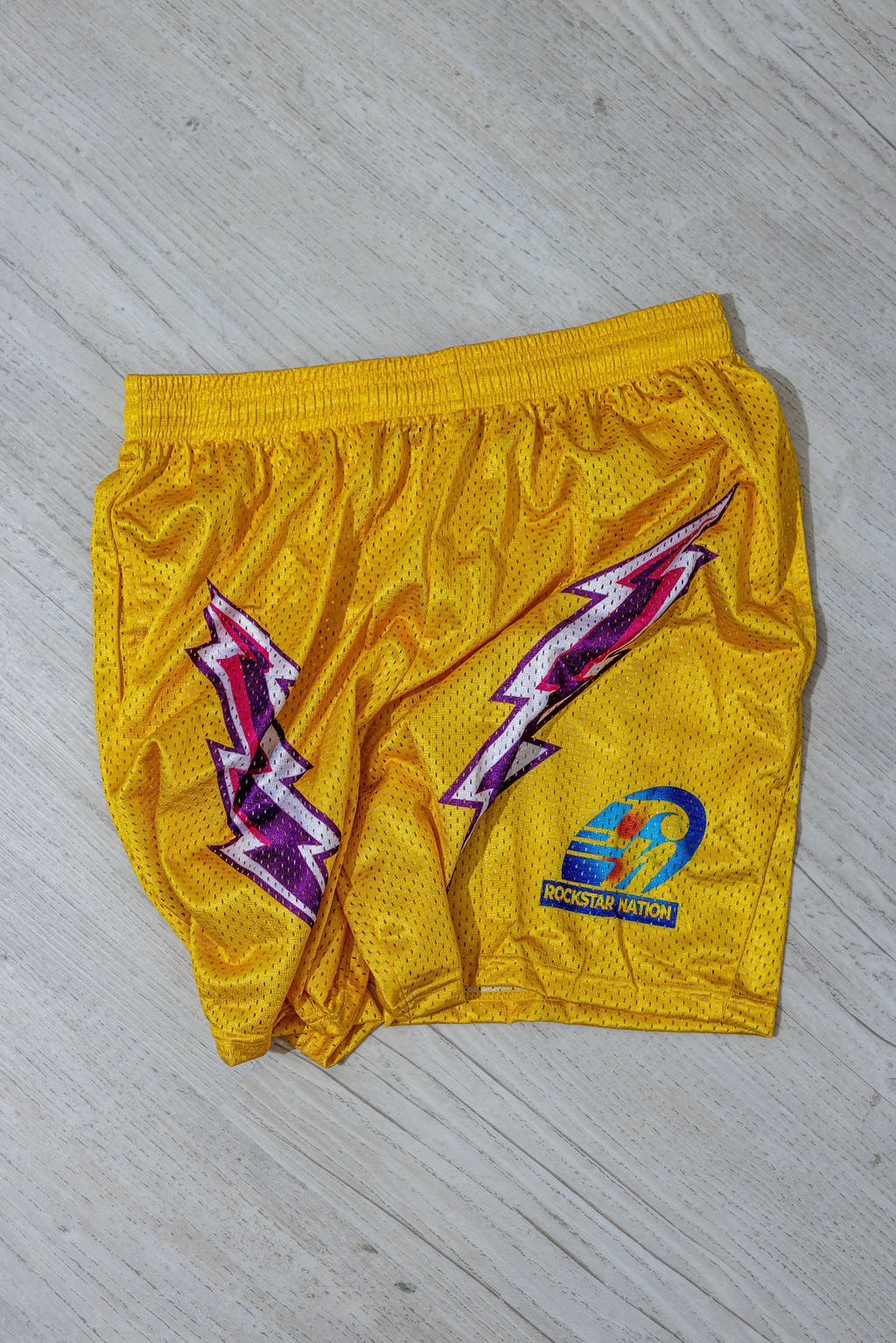 Mesh Rockstar Nation Energy Shorts - Rockstar Kitchen